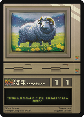 Sheep MTG token 1/1 - MTG Token | TokensForMTG: Best custom tokens for ...