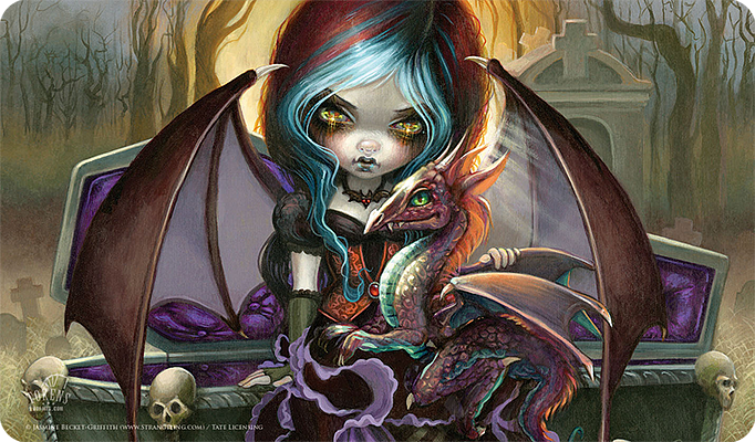 Jasmine Becket-Griffith "Vampire Dragonling" MTG playmat - MTG Token ...
